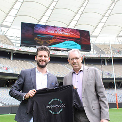 New Happy Charity Partnership for Optus Stadium