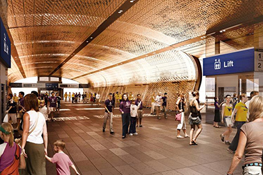 First look at Stadium Station